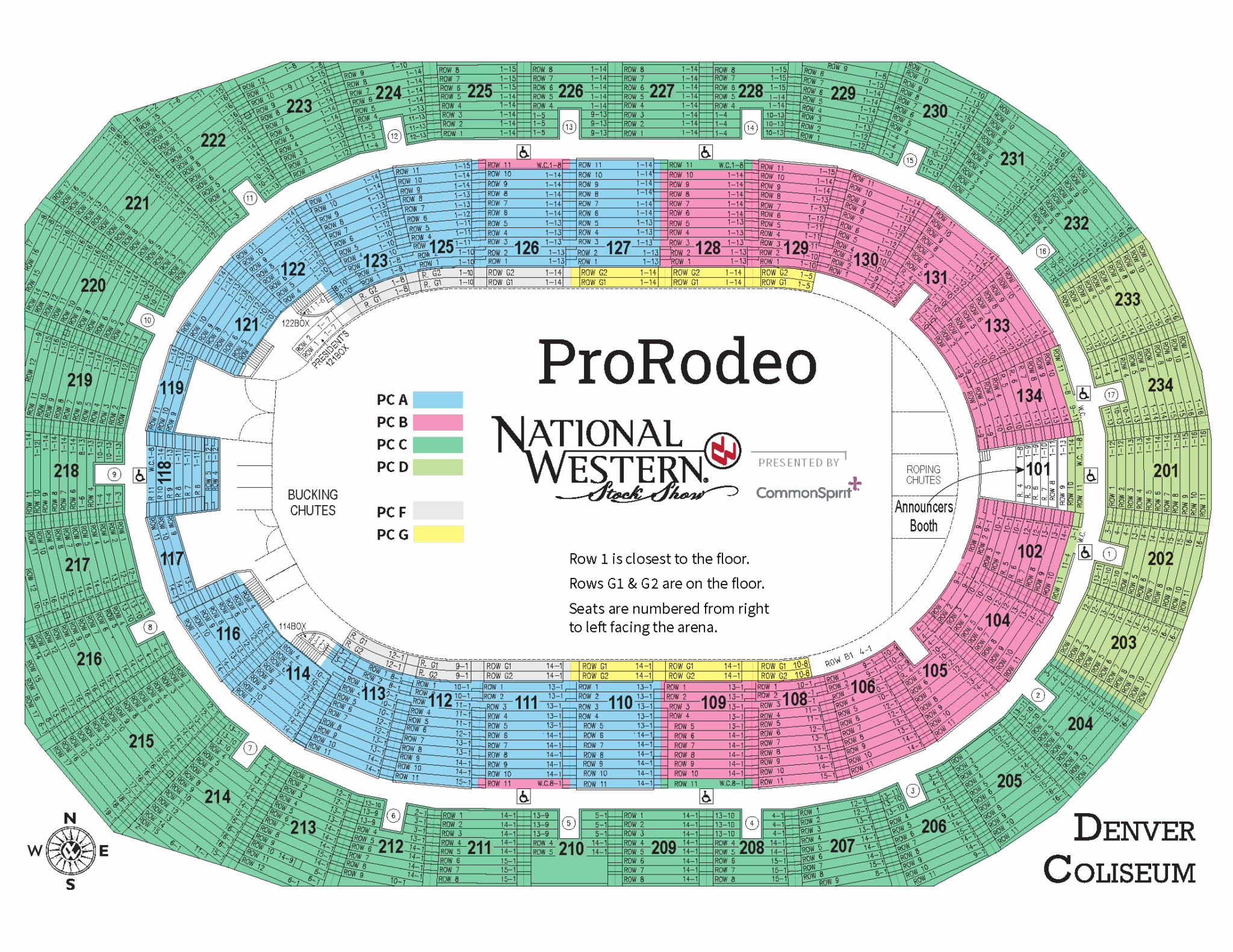 Seating Maps - National Western Stock Show